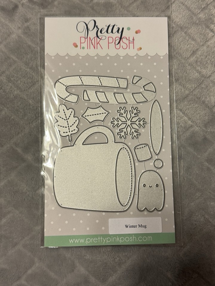 Pretty Pink Posh Winter Mug Die Set | eBay