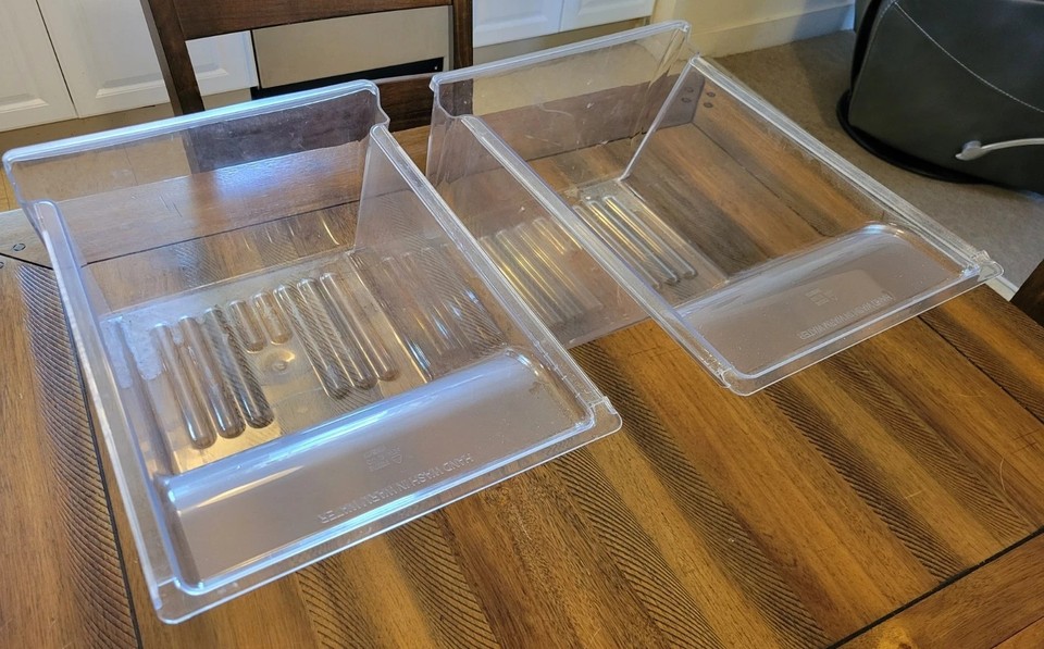 Frigidaire Refrigerator Crisper Pan 240337103 Set Of 2 | eBay