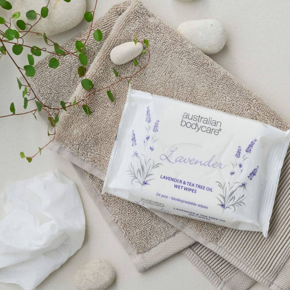 Australian Bodycare Lavender Antiseptic Wet Wipes (24) 5060022060562 ...