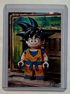 Son Goku Limited Edition Artist Signed "The Minifigure" Trading Card 2/ ...