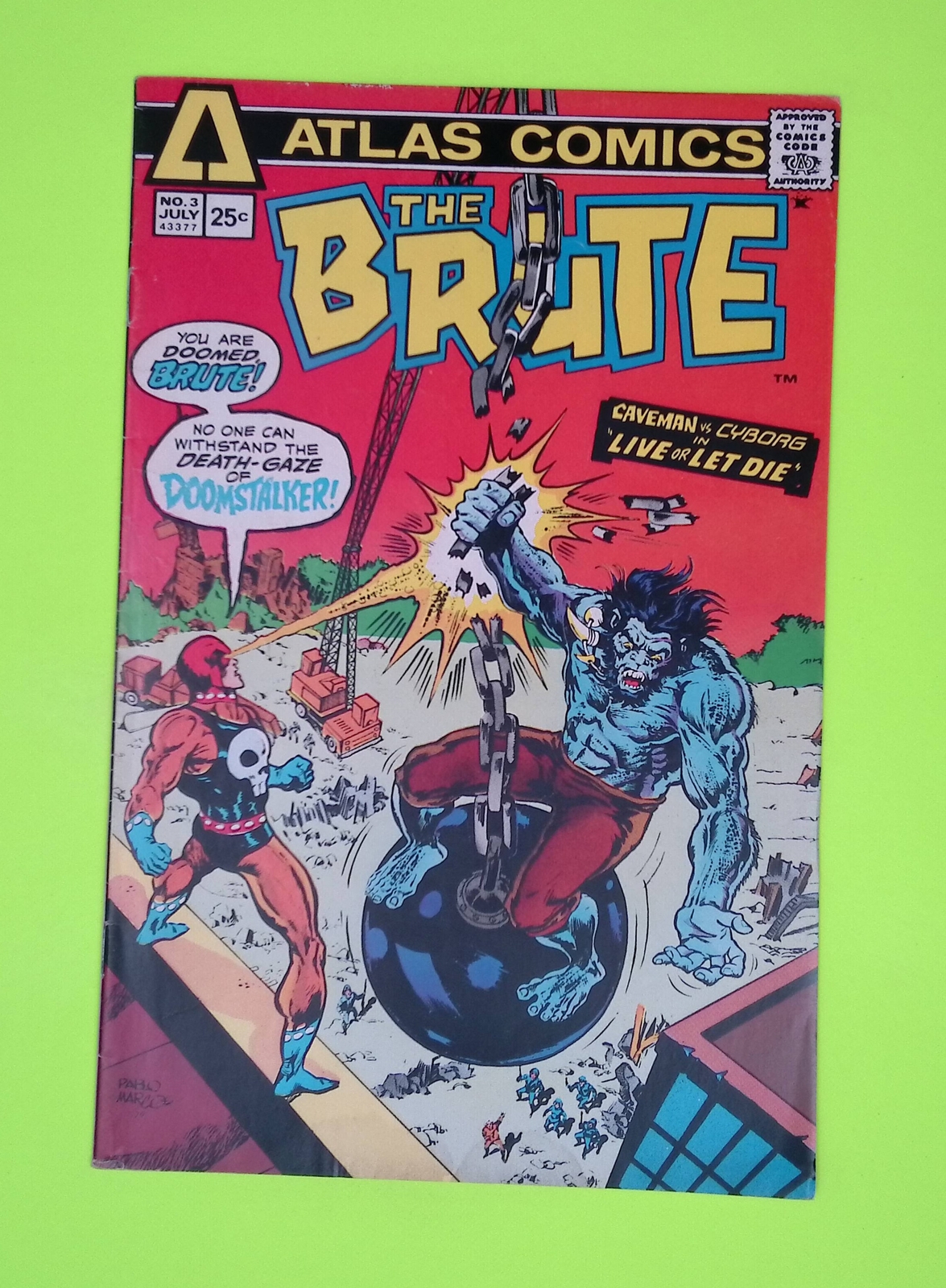 Brute #3 1975 Atlas / Seaboard 5.0 Comic Book K85-164 | eBay