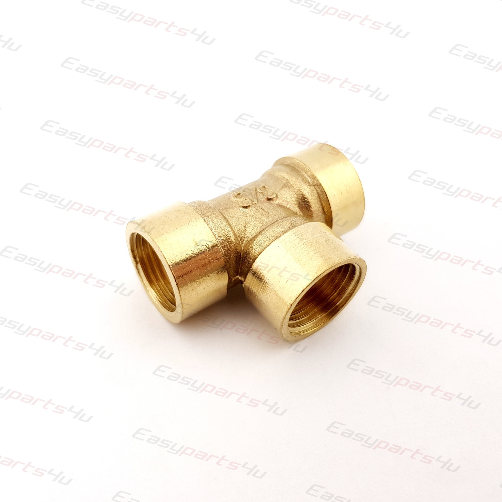 Brass BSP, T-Shape Equal | Female Thread | Tee Connector Pipe Fittings ...