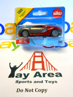 Bugatti Veyron Hot Imported Siku RED 1305 Hologram NEW Detailed Wheels ...