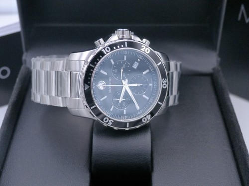 Movado Series 800 2600142 Black Dial Bracelet Quartz Chronograph Men's ...