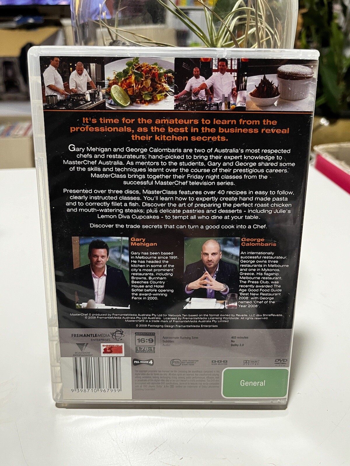 Master Chef Australia - MasterClass (3 Disc DVD Set 2009) Region 4 ...