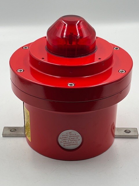 Eaton MEDC XB11 Xenon Explosionproof Beacon Strobe Light Red 24VDC 0 ...