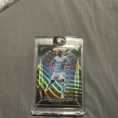2020-21 Prizm Soccer EPL Premier League Green Wave #103 Fernandinho | eBay