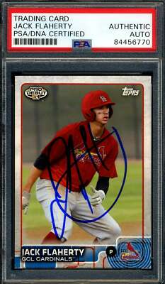 Jack Flaherty PSA DNA Signed 2015 Topps Rookie Autograph | eBay