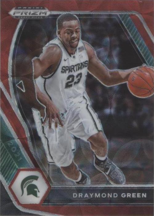 2021-22 Panini Prizm Draft Picks - Draymond Green #73 Choice Red Prizm ...