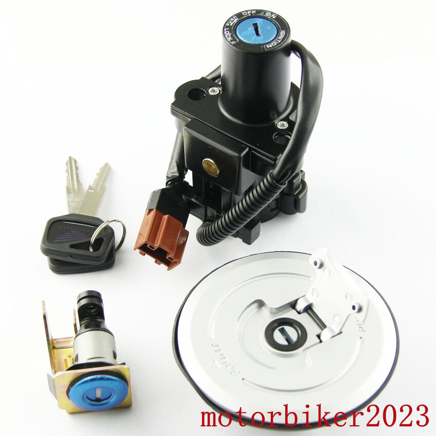For Honda Ignition Switch Gas Cap Seat Lock Key CB500 CBR500R CB500F ...