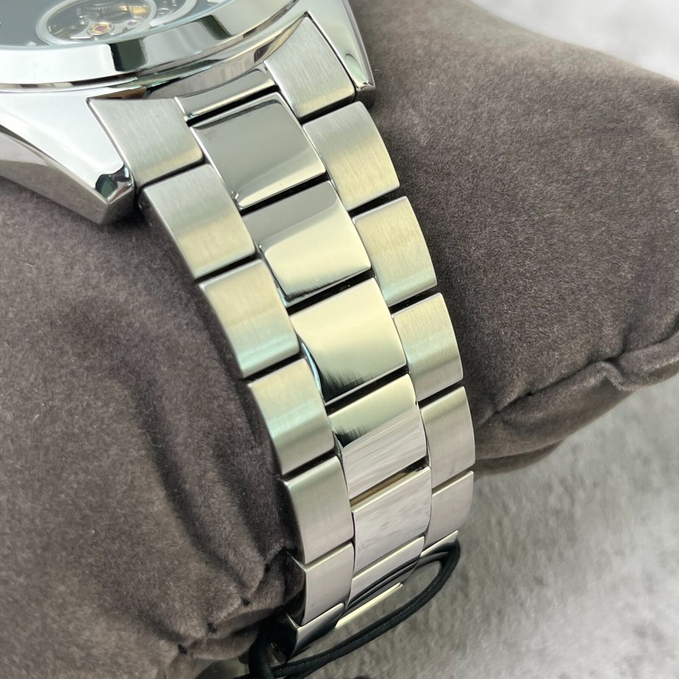 Bulova Surveyor 96A270 Automatic 42mm Black Dial Men's Stainless Steel ...