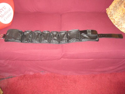 Custom Made Black Leather Utility Belt, One of a Kind! | eBay