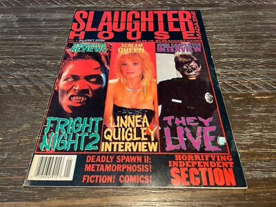 SLAUGHTERHOUSE Magazine #1 1988 Collectors Edition John Carpenter ...