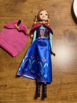 Disney Store Frozen Princess Anna Doll 11" Barbie Articulate HTF ...