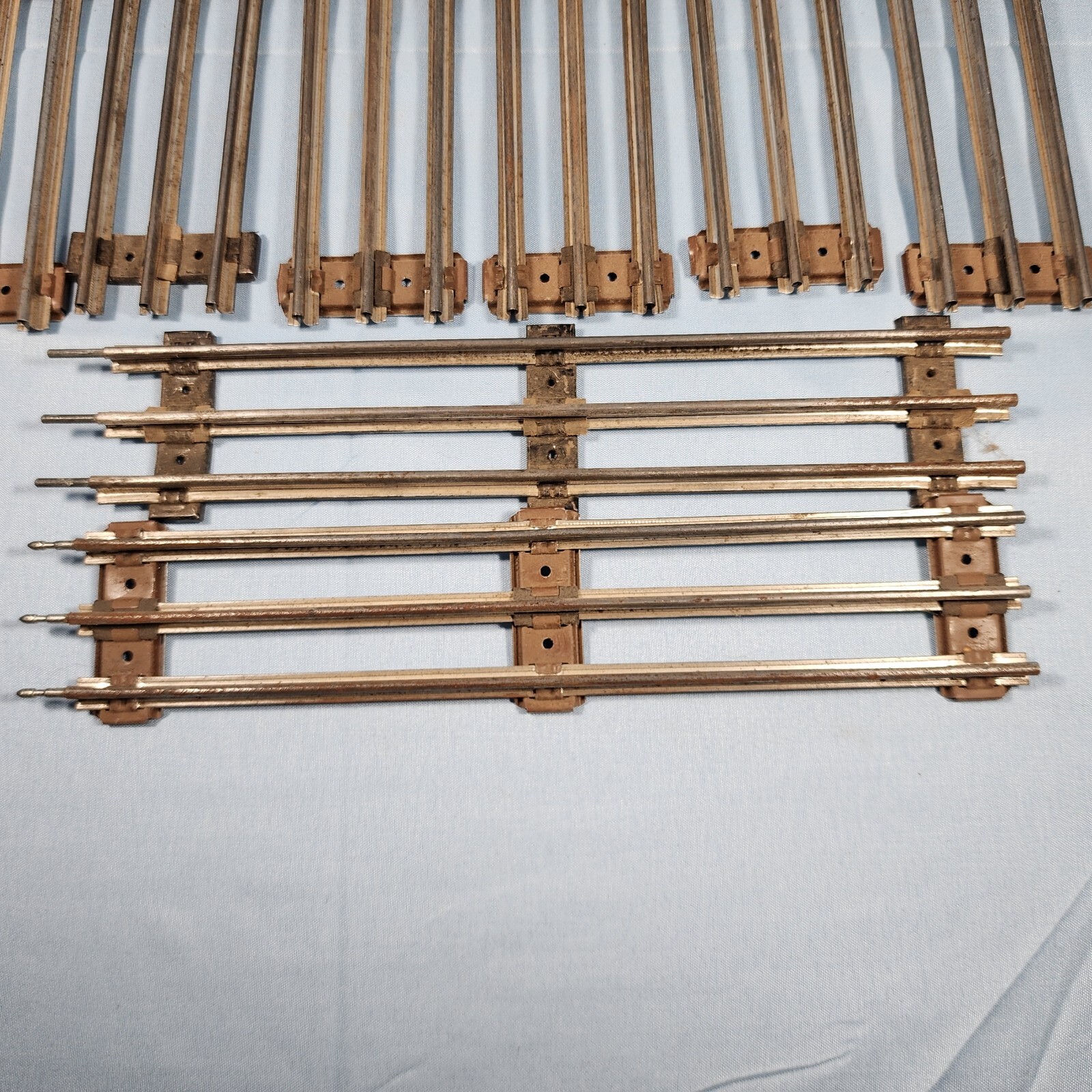 LOT of Vtg LIONEL Model Railroad Train Track O-Gauge 8 Straight 9 Inch ...