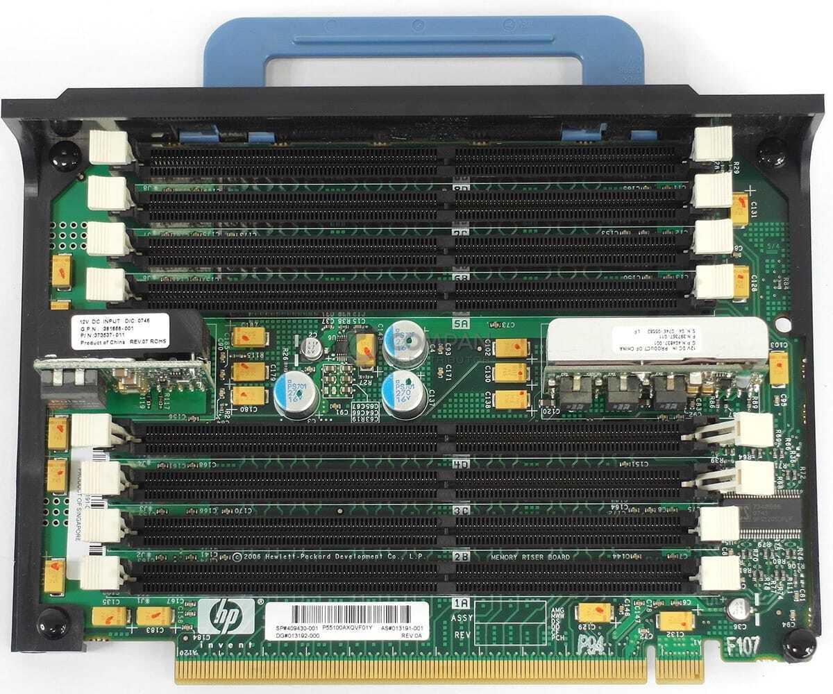 409430-001 / HP 8-SLOT MEMORY EXPANSION BOARD FOR PROLIANT ML370 G5 ...