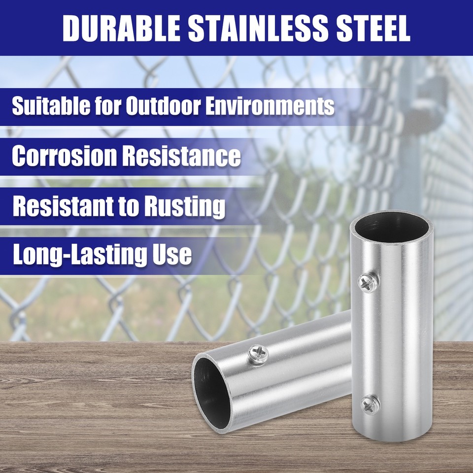 2 Way Straight Pipe Fitting Connector 80mm Length Fit 1" OD Pipe | eBay UK