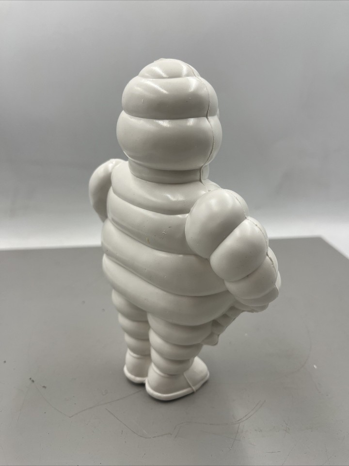 Michelin man Bibendum Petitcollin Vinyl Figure Made in France squeaky ...