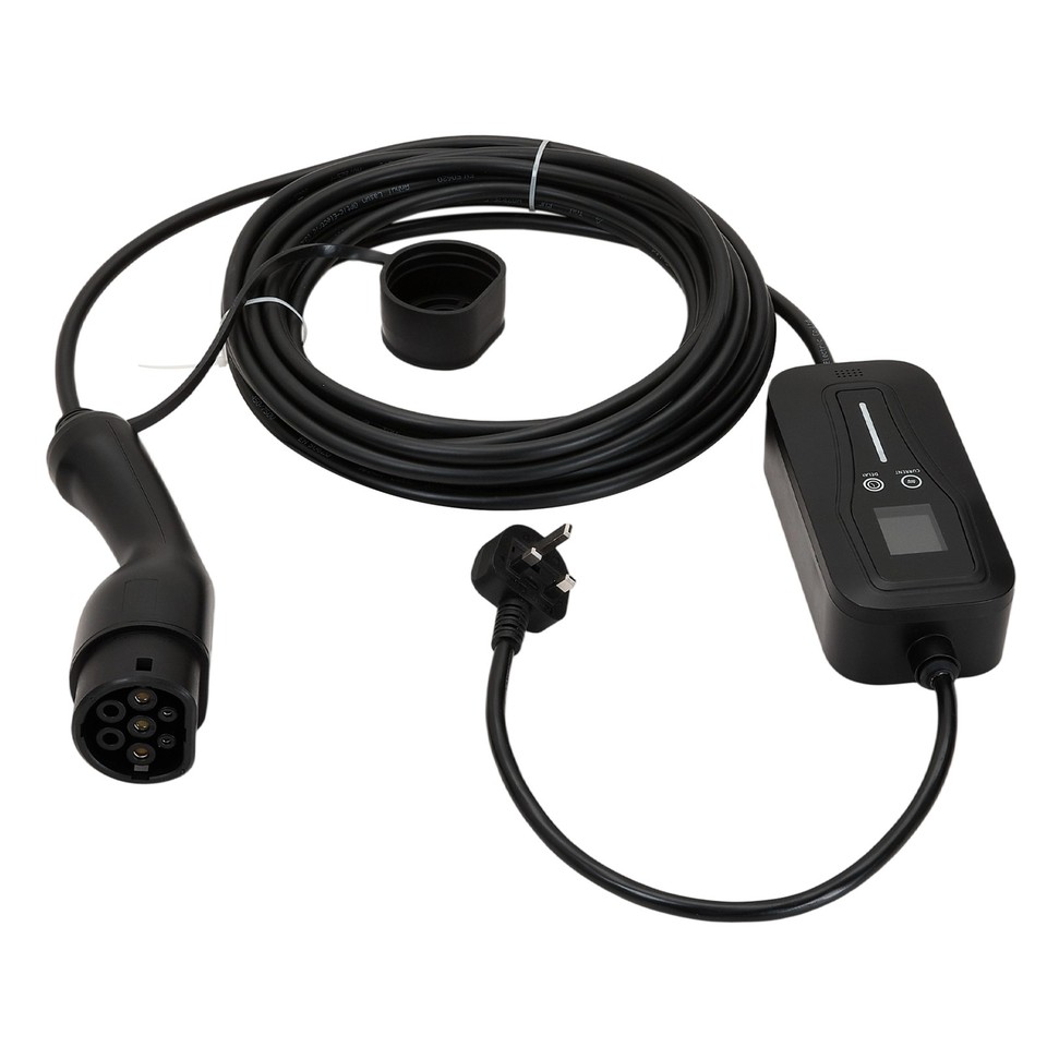 13A 6M EV Charging Cable Type2 UK Plug 3 Pin Electric Vehicle Fast ...
