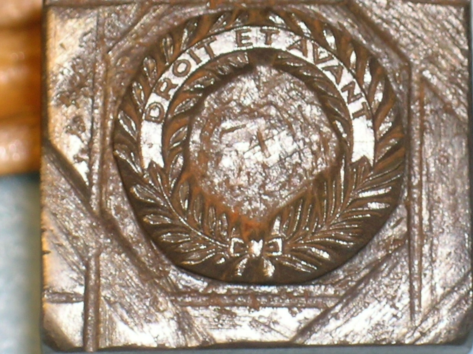 Antique Master Hob INSPECTOR GENERAL Insignia for Stamping Die * MC ...