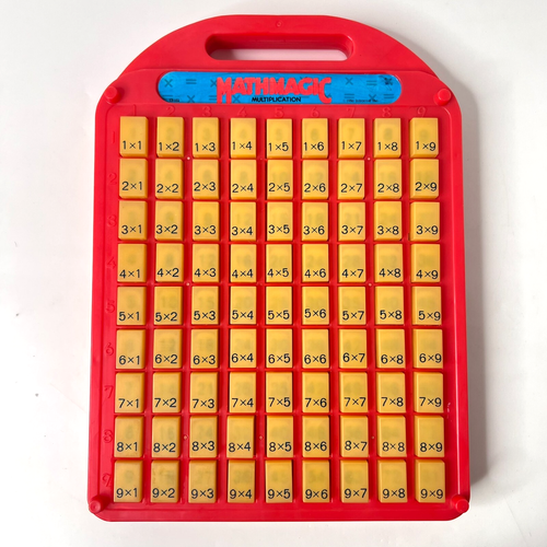 1986 MathMagic Multiplication Board Educational Homeschool Times Tables ...