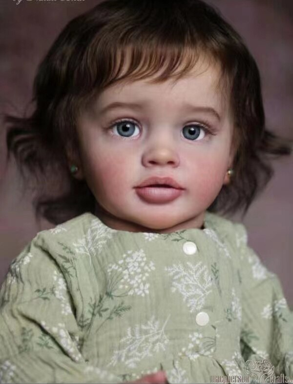 26" Huge Baby Toddler Reborn Doll Kit Pippa Girl Realistic Unfinished ...