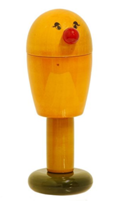 Handcrafted Wooden Birdie Rattle | eBay