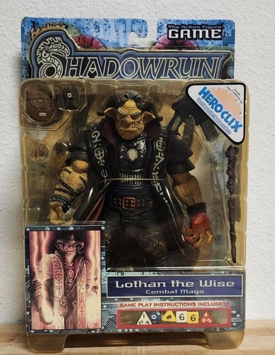 Shadowrun Duels Lothan the Wise Heroclix Action Figure WIZKIDS 2003 NEW ...
