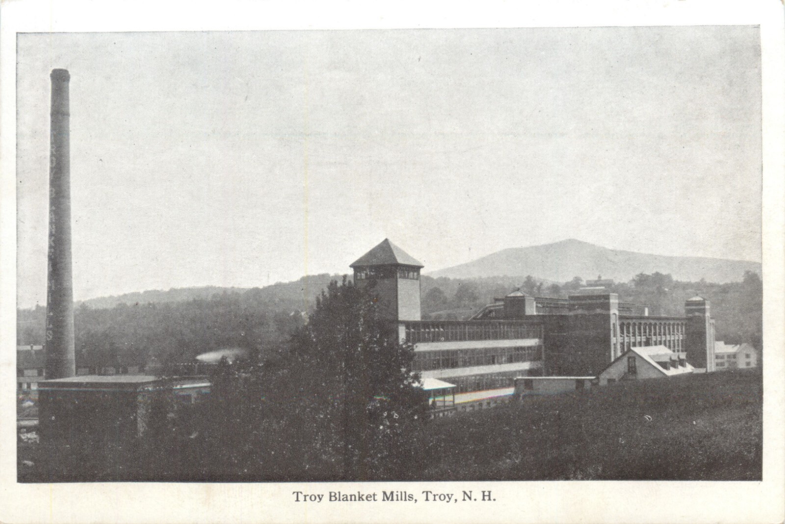A View Of The Troy Blanket Mills, Troy, New Hampshire NH | eBay