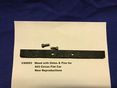 American Flyer Parts - Circus Flat Car Lumber & Pins CS-0093 | eBay