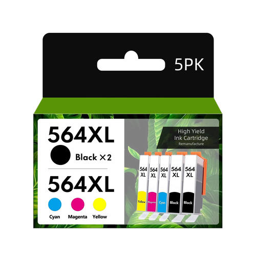 564XL Ink Cartridge For HP 564 XL DeskJet 3520 3521 Officejet 4620 (2B ...