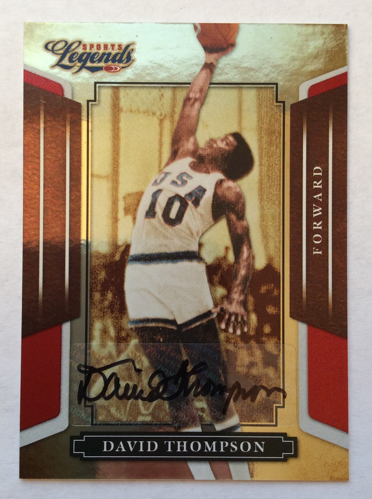 2008 DONRUSS SPORTS LEGENDS DAVID THOMPSON AUTOGRAPH - RED 710/767 | eBay