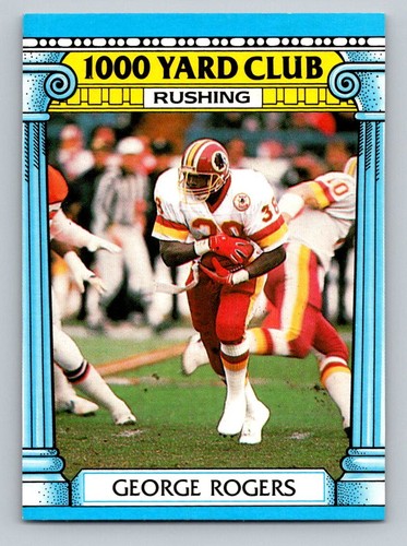 George Rogers #11 1987 Topps Washington Redskins 1000 Yard Club | eBay