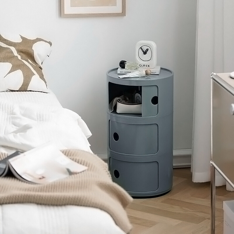 2/3/4/5 Drawers Round Storage Unit Bathroom Cabinet Chest Cupboard Side ...