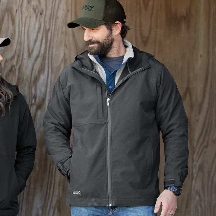 DRI DUCK - Men's Soft Shell Hooded Jacket - 5310 Pick Size & Color | eBay