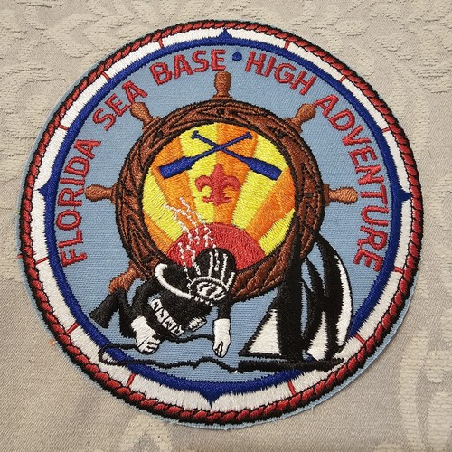 Florida Sea Base collectible HIGH ADVENTURE fully emb. jacket patch (sB) | eBay