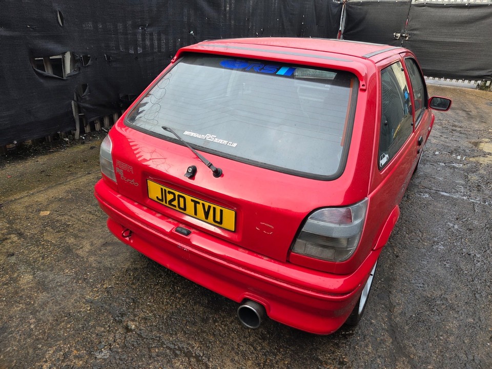 1991, J REG FORD FIESTA 1.6 RS TURBO, LIGHT RESTORATION PROJECT, BARN ...