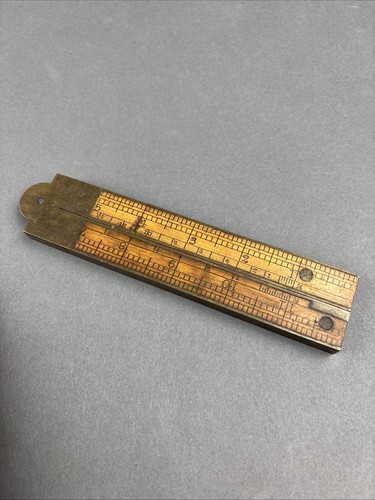 Chapin-Stephens No. 036 Vintage Folding Boxwood Rule, Level, Ruler ...