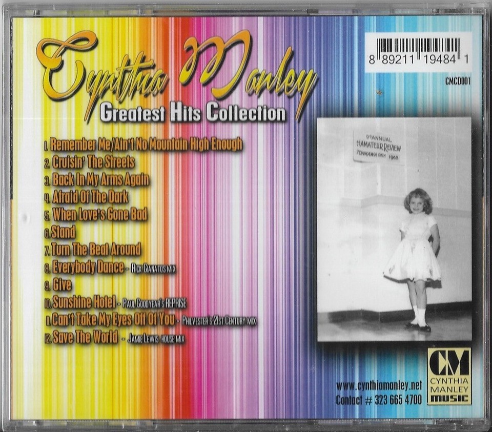 Cynthia Manley - Greatest Hits Collection (CD) Brand New Sealed! | eBay