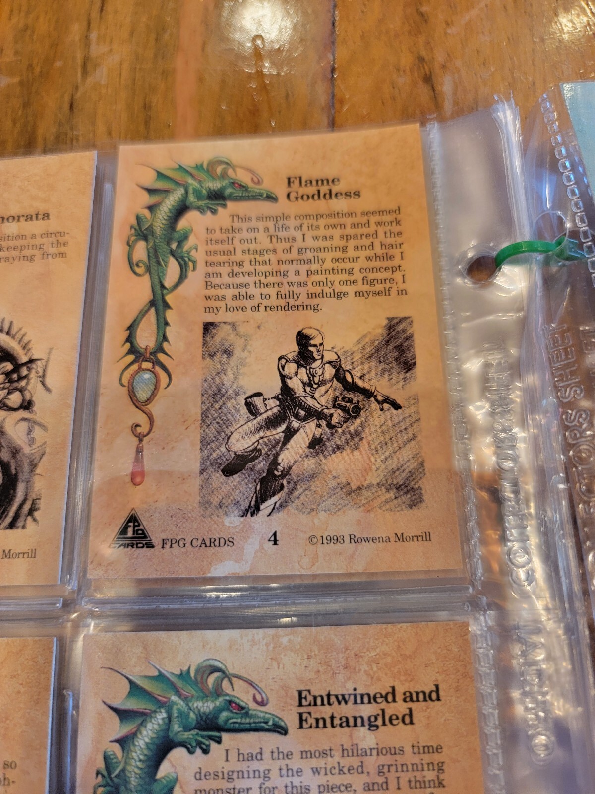 THE FANTASY ART OF ROWENA MORRILL (FPG/1993) Complete Card Set From 4 ...