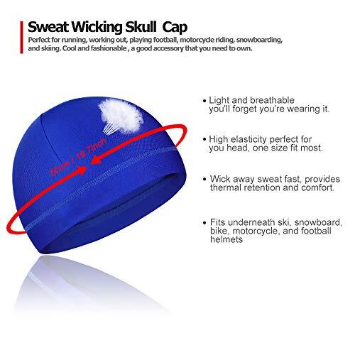 9 Pcs Cooling Skull Cap Sweat Wicking Helmet Liner Runnin Head Wrap | eBay
