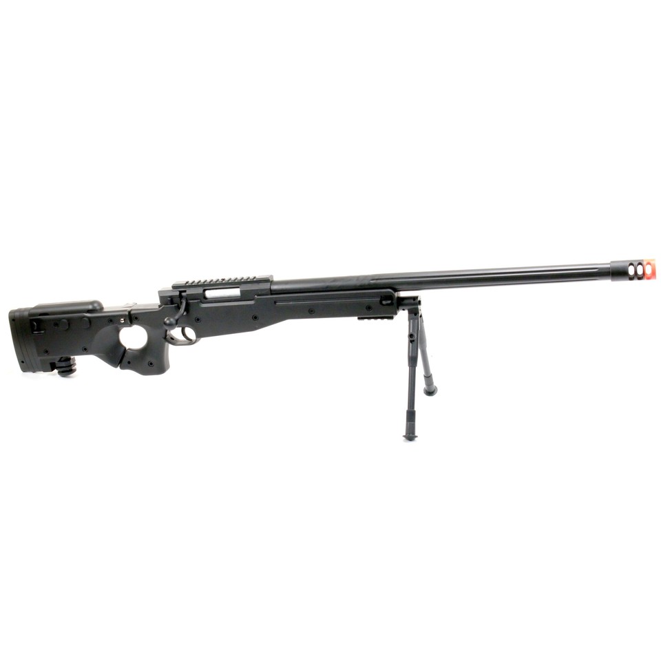 BBTac Bolt Action Airsoft Sniper Rifle Spring Powered Gun Bipod Folding ...