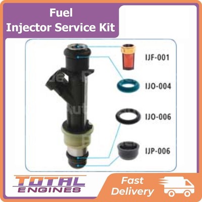 1x none Fuel Injector Service Kit fits Holden Barina TK 1.6L 4Cyl F16D3 ...