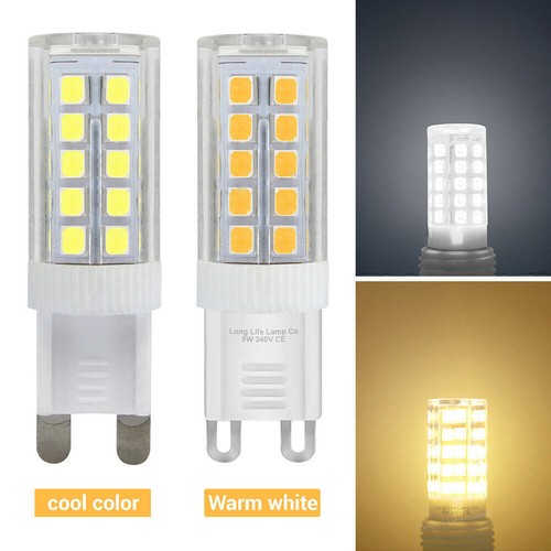 G9 5W Dimmable LED Light Bulbs Capsule Lamps 170-250V Replace Halogen ...