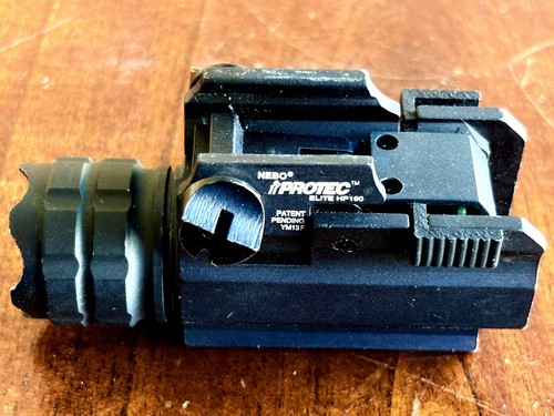 Nebo IProtec Elite HP190 LSR Weapon Light Laser Picatinny Flashlight | eBay