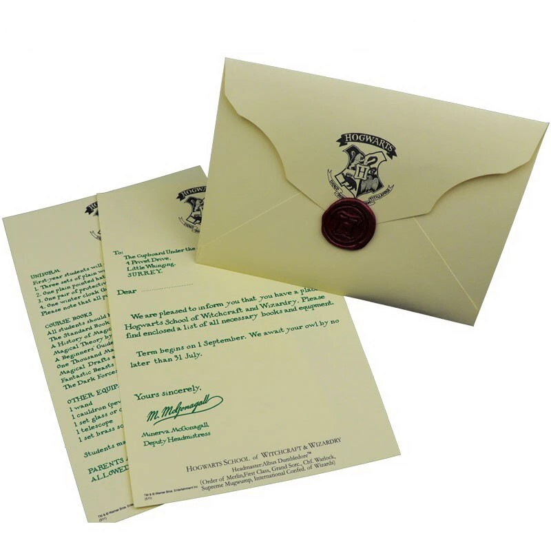 Harry Potter Marauders Map Hogwarts School Letter Of Admission ...