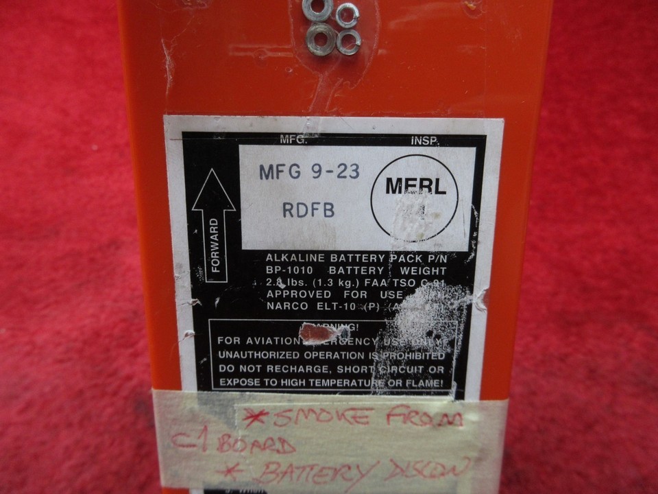 Narco ELT 10 Emergency Locator Transmitter | eBay