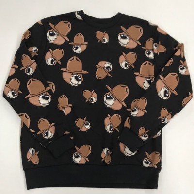 Dnine Reserve Premium Smokey The Bear Crewneck Sweater Sample Size XL ...