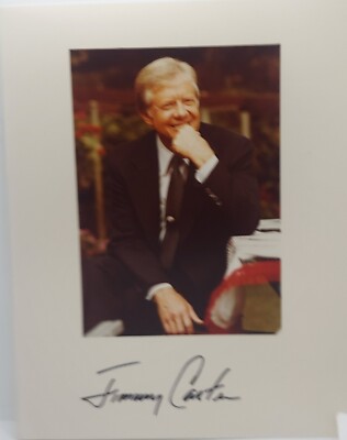 President Jimmy Carter Signed Full Signature 8x10 Photo | eBay