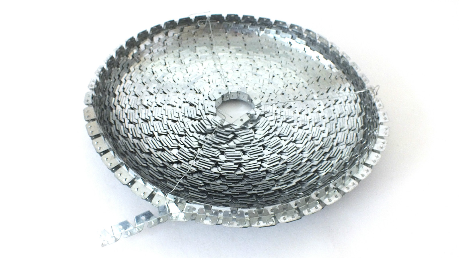 UPHOLSTERY METAL BACK TACK ROLL BLIND FINISH TACKING STRIP 2 OR 3 TEETH ...